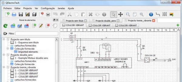 QElectrotech EXCELENTE SOFTWARE ELÉTRICO - Sala da Elétrica