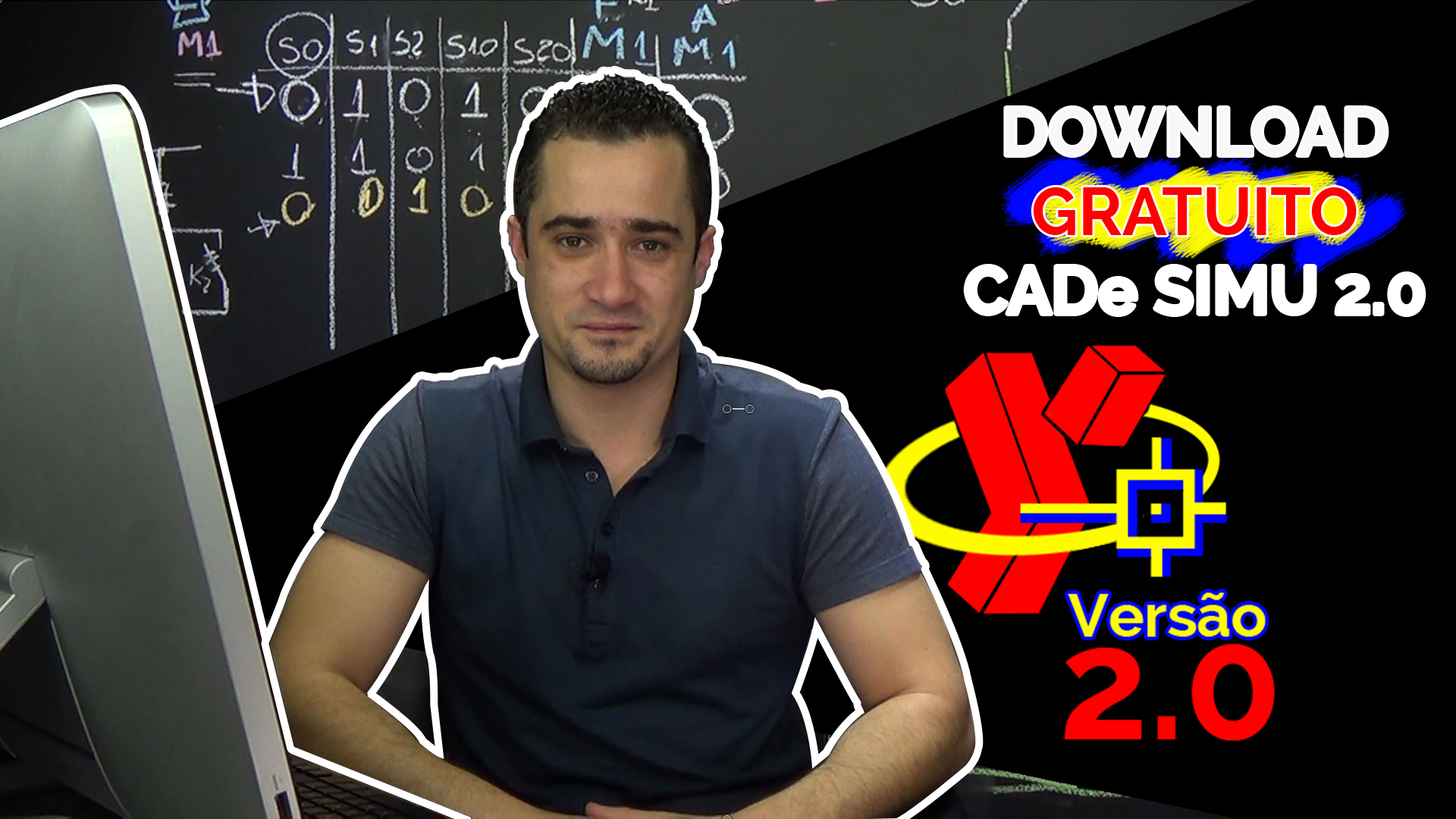 CADe SIMU 2.0 - AGORA COM SIMULAÇÃO DE CLP - Sala da Elétrica