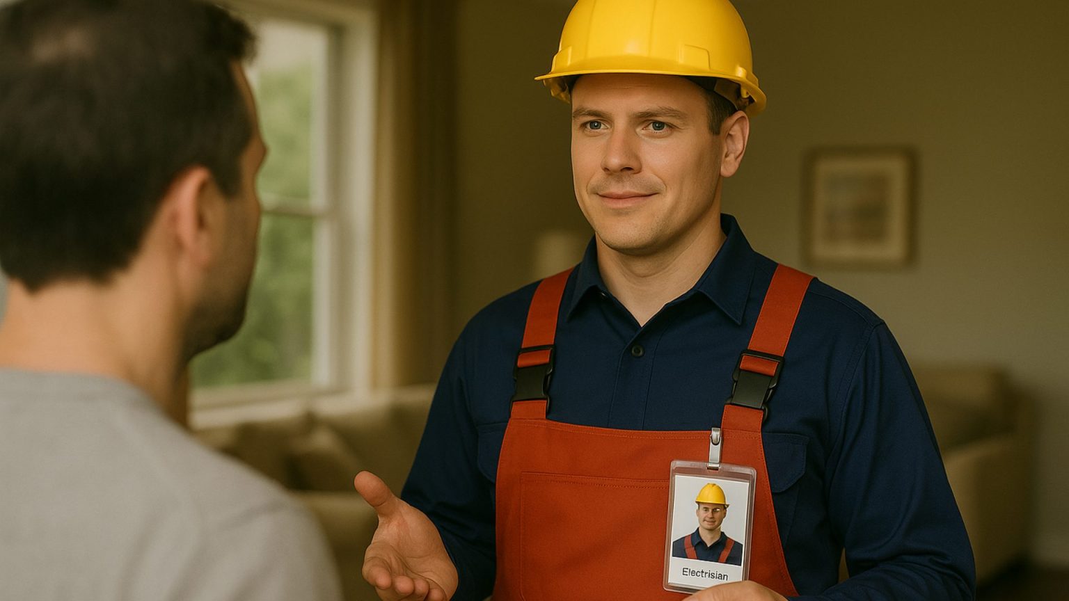 Importância do eletricista usar uniforme | Como gerar confiança